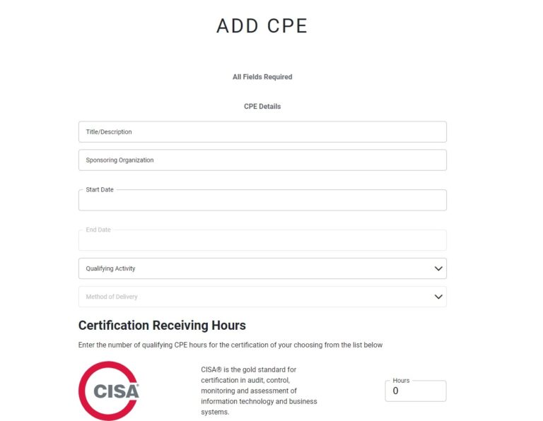 ISACA継続教育（CPE）登録のやり方 | 日日是マシュマロ